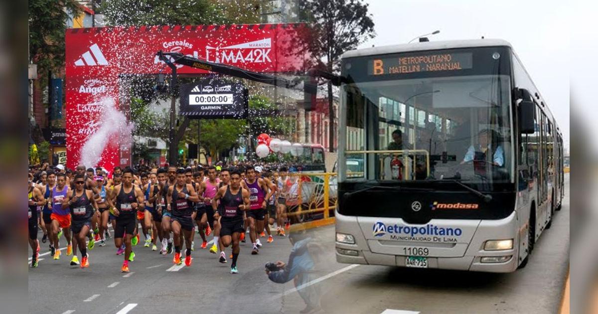 Metropolitano y Corredor Azul amplían horario por Maratón Lima 42k ...
