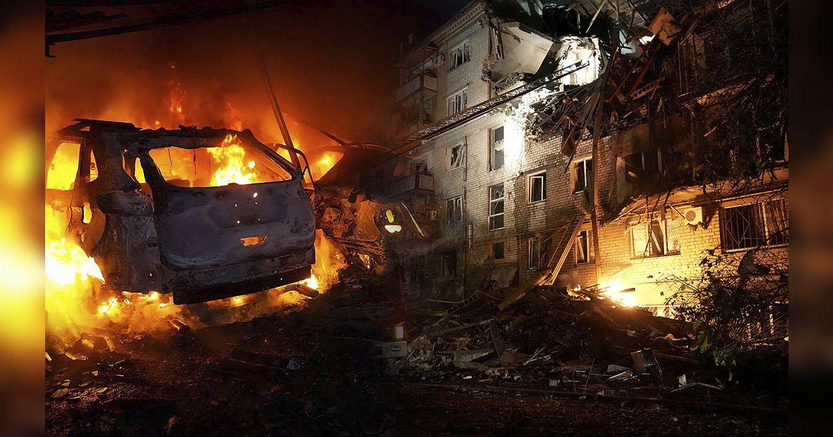 Rusia lanza su mayor ataque aéreo contra Ucrania con más de 300 drones y misiles previo a ...