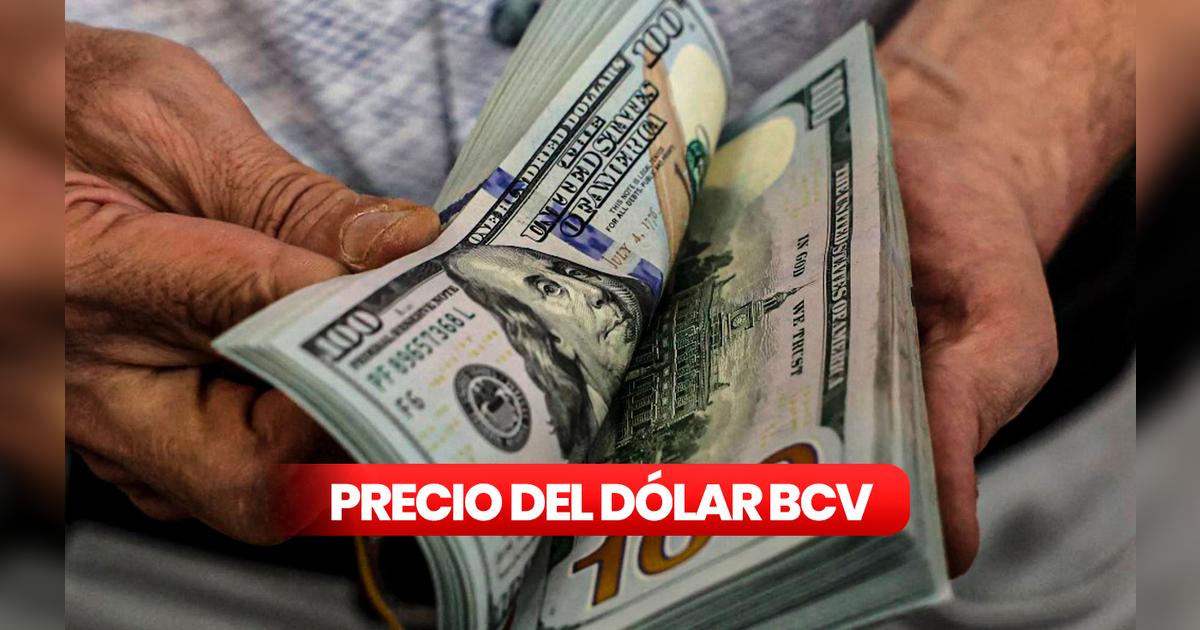 Precio del dólar BCV hoy, 31 de mayo: consulta la tasa oficial del dólar según el Banco Central ...