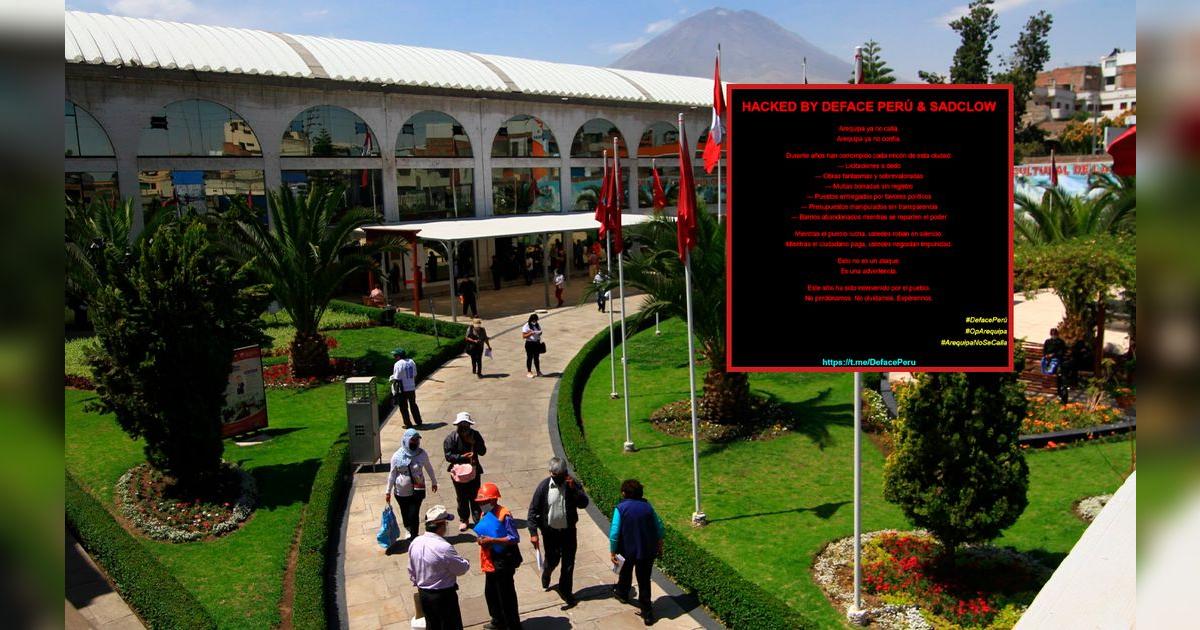 Web de la Municipalidad de Arequipa habría sido hackeada por el grupo ...