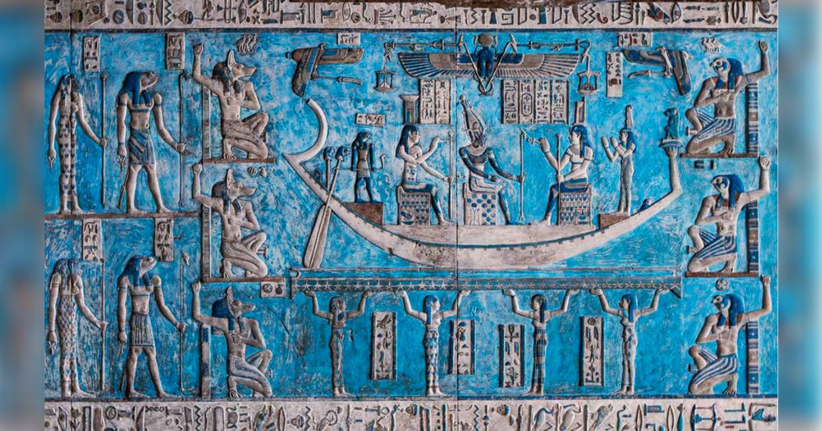 Los arqueólogos revivieron el tinte azul egipcio que era desconocido ...