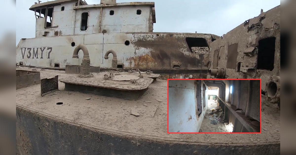 El misterioso ‘barco fantasma’ del Callao que aterroriza a los vecinos ...