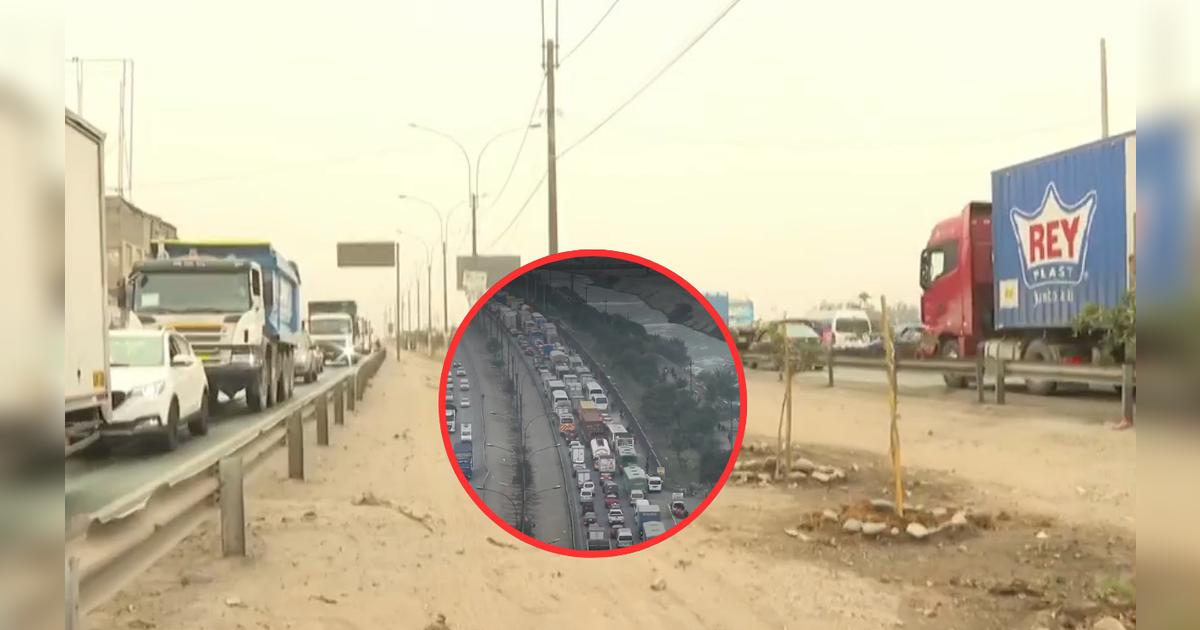 Tráfico en Ramiro Prialé tras cierre de avenida Pedro Ruiz Gallo ...