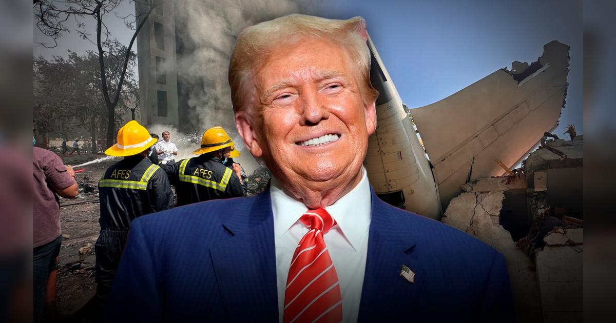 Donald Trump ofrece ayuda a la India para labores de rescate tras accidente aéreo: "Estaremos ...