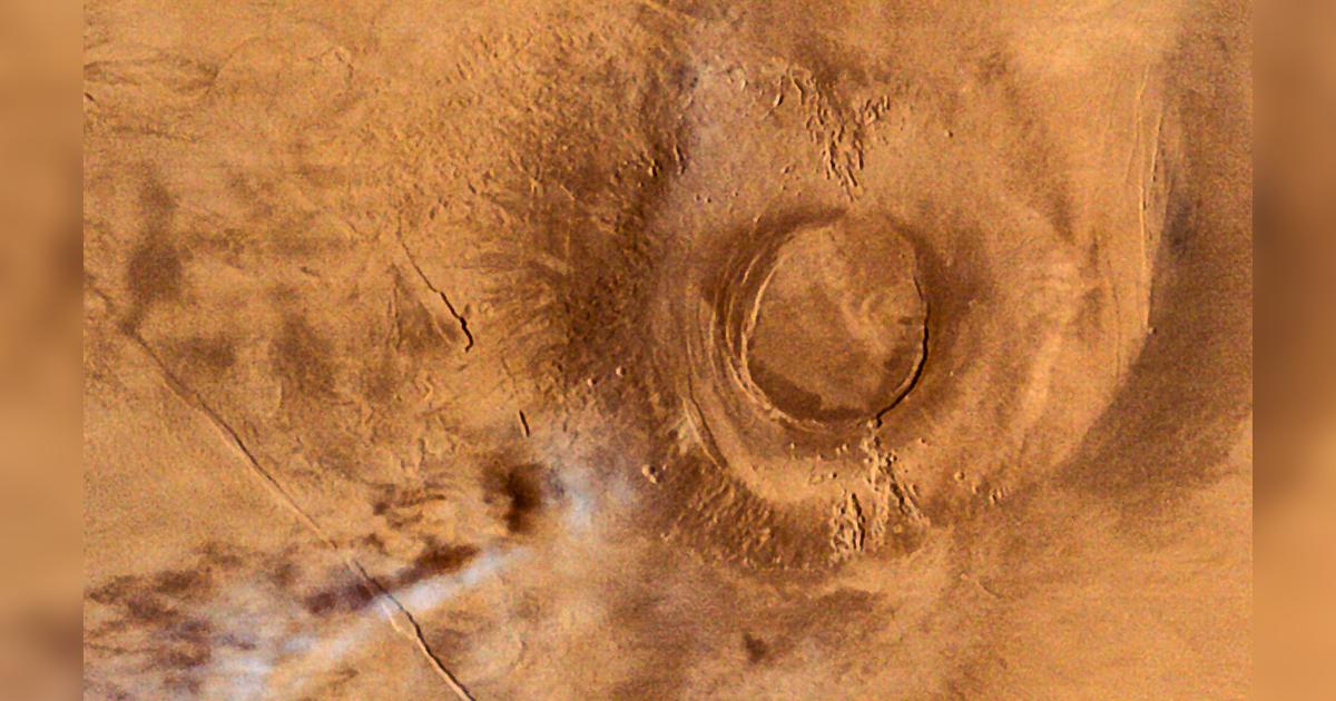 La NASA descubre un enorme volcán en Marte que duplicaría en tamaño al ...