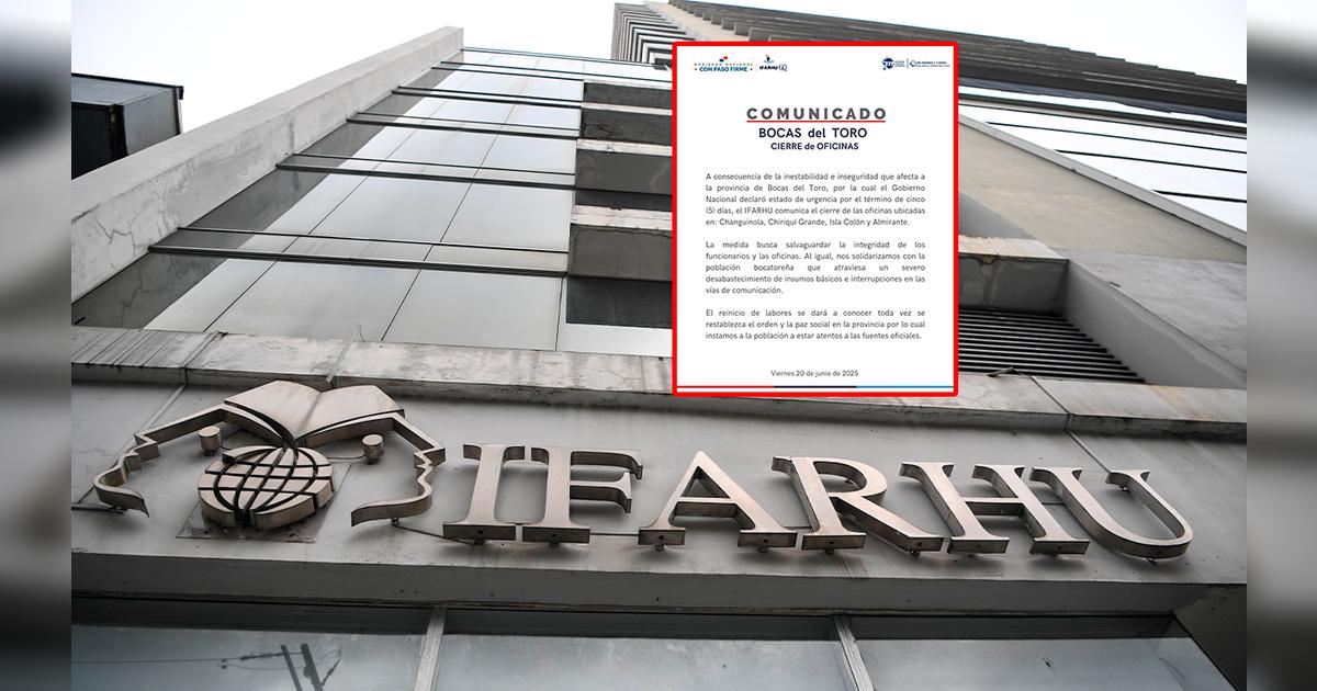¿Por qué cerraron las oficinas del Ifarhu en Panamá? El Gobierno ...