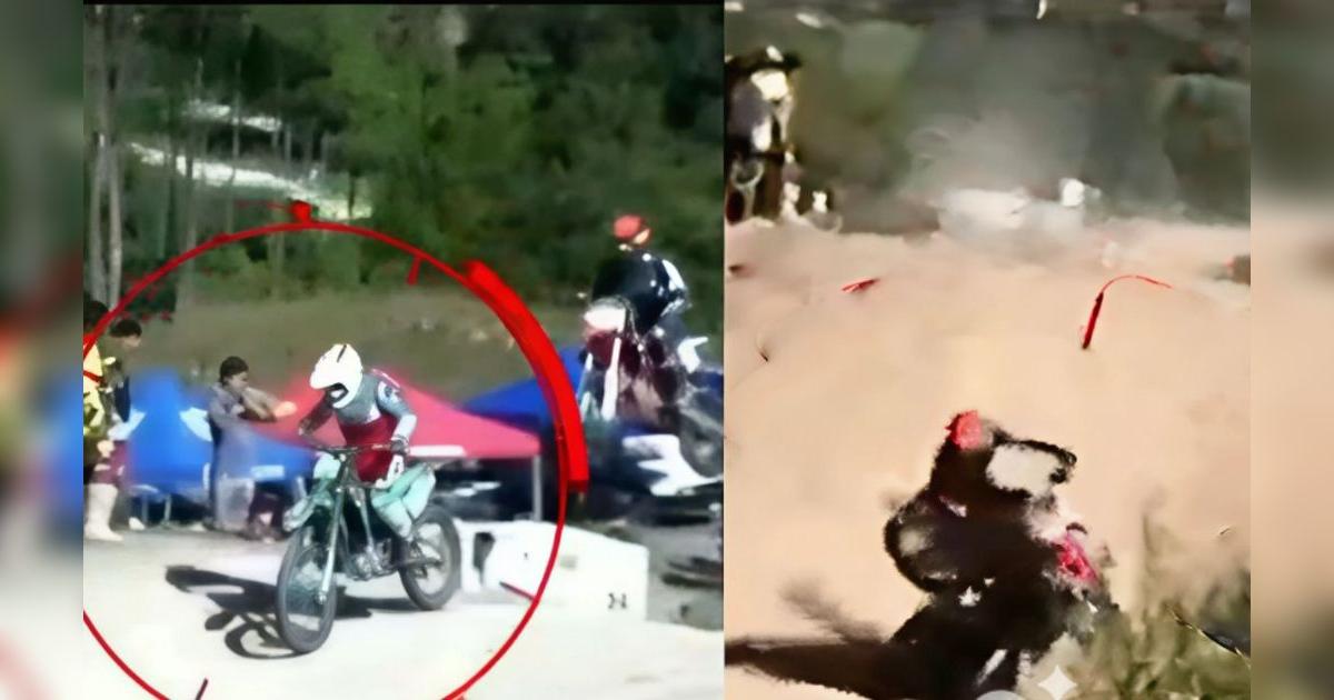 Motociclistas se salvan de morir tras chocarse durante competencia de ...