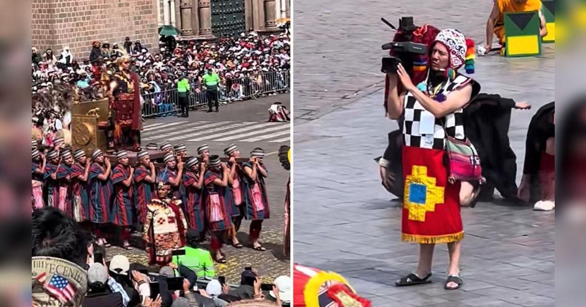 Camarógrafo se luce con traje inca en el Inti Raymi y usuarios ...