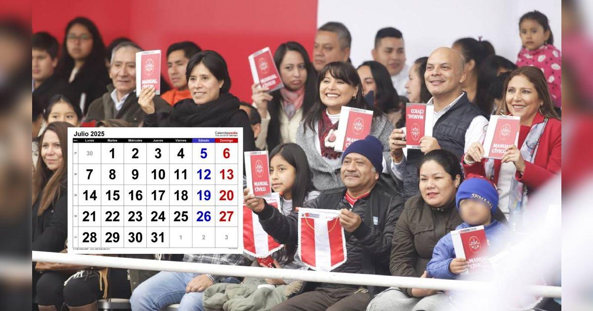 Feriados y días no laborables en julio de 2025: estas son las fechas en ...