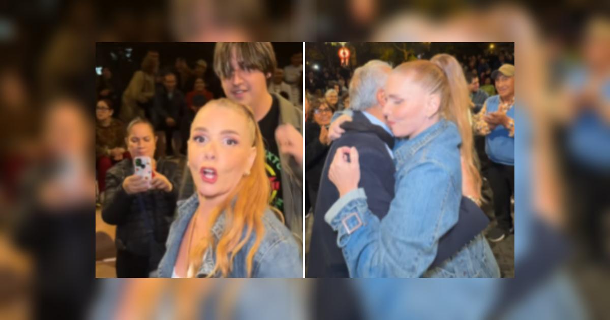Johanna San Miguel sorprende al bailar con adultos mayores en el Parque ...
