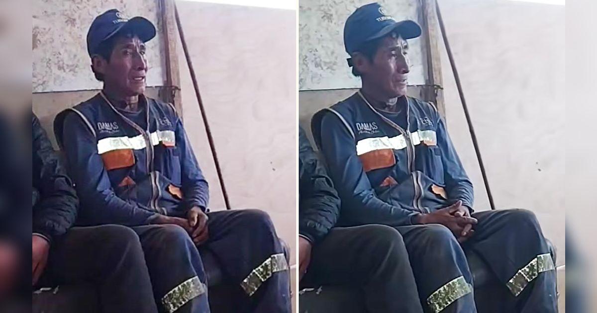 Padre peruano rompe en llanto al saber que no le renovarán el contrato ...