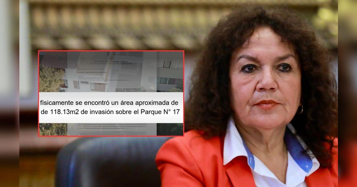 Congreso: María Acuña es acusada de cercar parte de un parque público ...