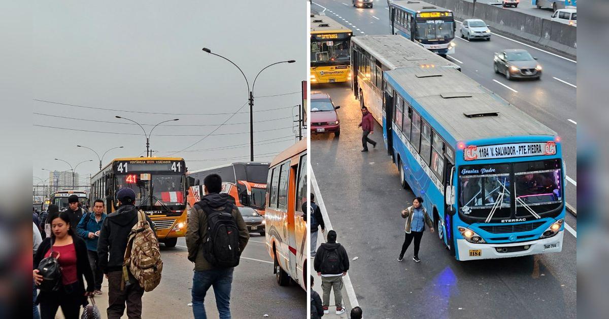 Así amanece Lima y Callao durante el paro de transportistas de este 24 de julio: buses operan ...