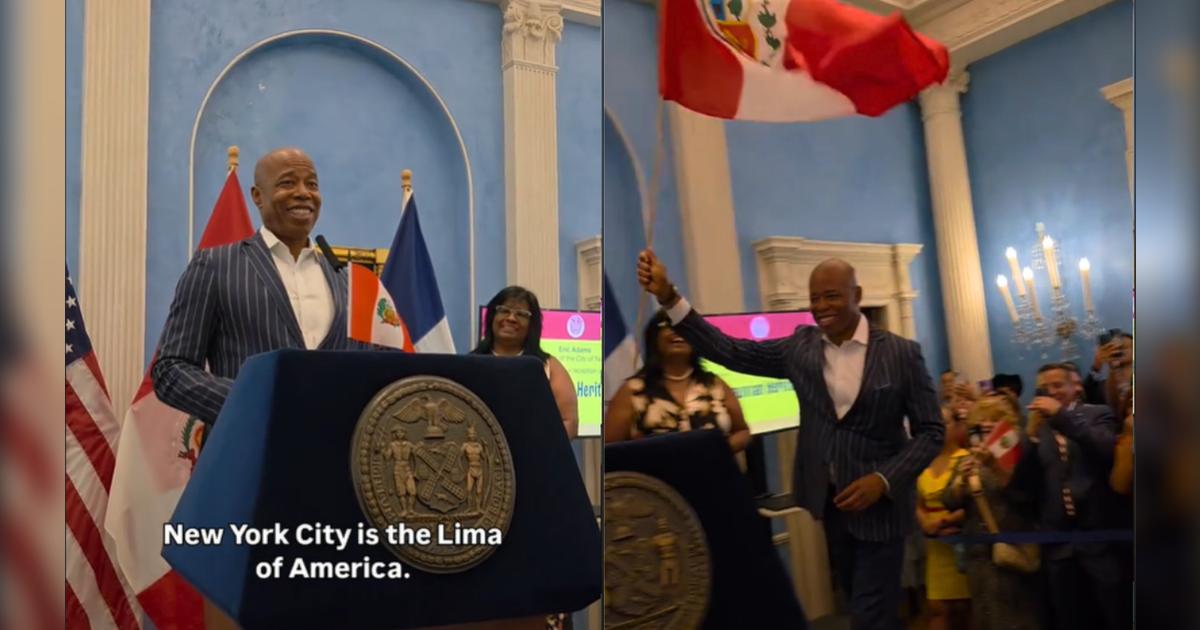 Eric Adams, alcalde de Nueva York, llama a su ciudad la "Lima de Estados Unidos" tras evento con ...