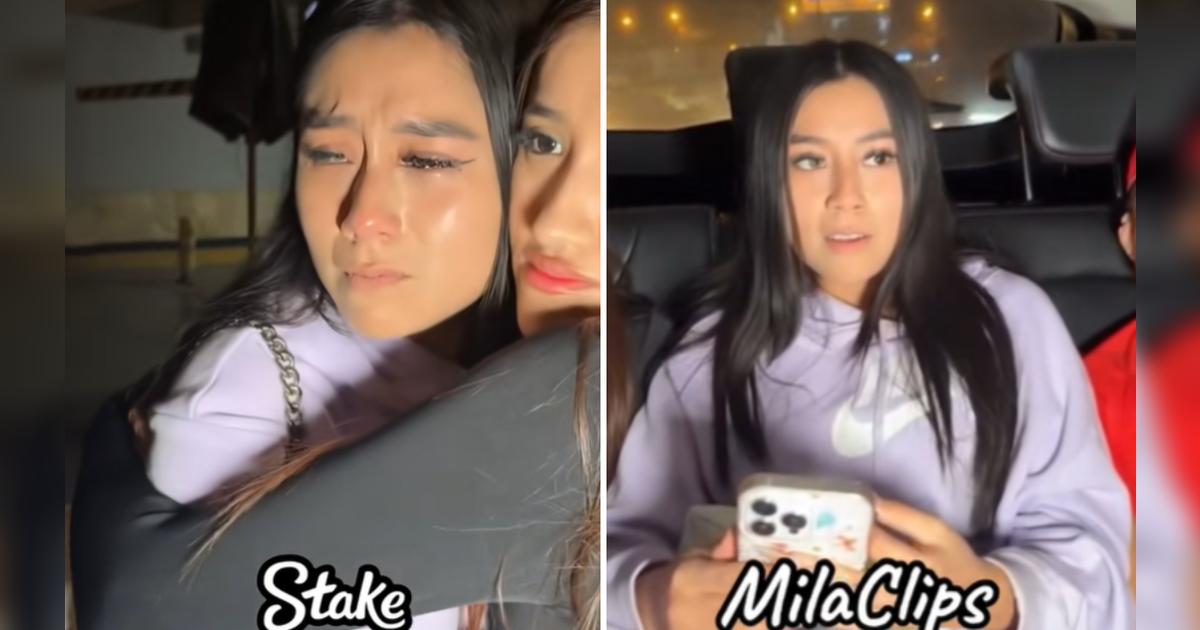 Streamer Milenka Nolasco rompe en llanto luego de que su papá le ...