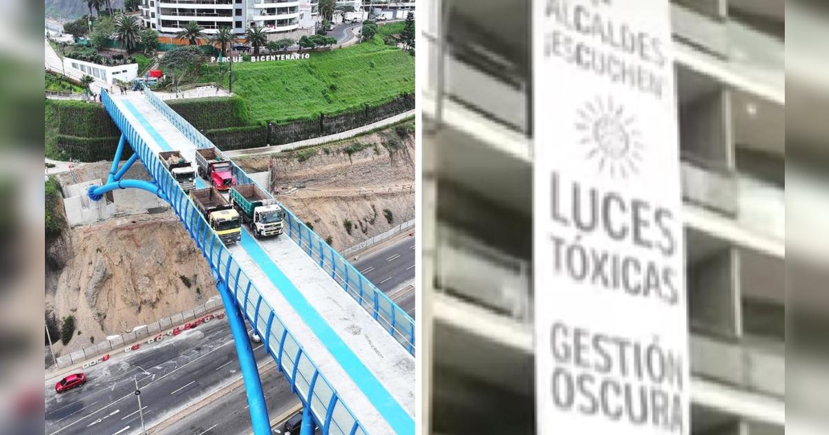 Inauguran puente turístico Miraflores-Barranco en medio de protestas ...