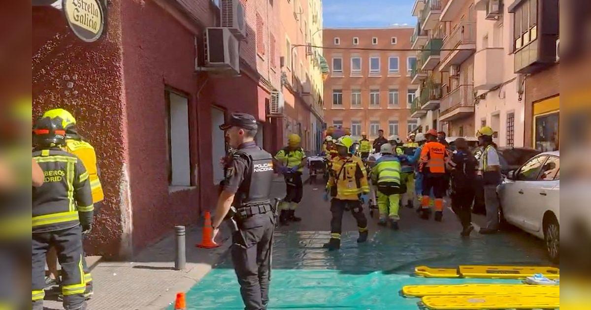 España: fuga de gas provoca explosión en un bar de Madrid y deja al ...