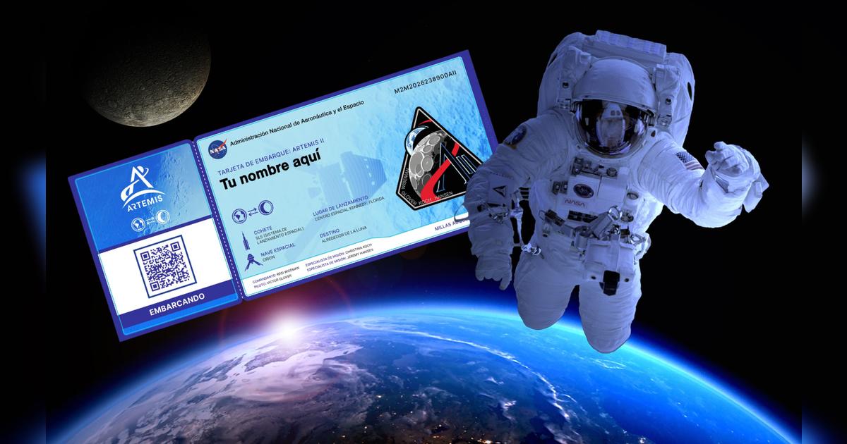 La NASA inicia convocatoria para enviar tu nombre a la Luna con la ...