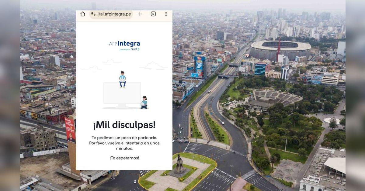 Usuarios reportaron caída de las plataformas de AFP Integra y Prima ...