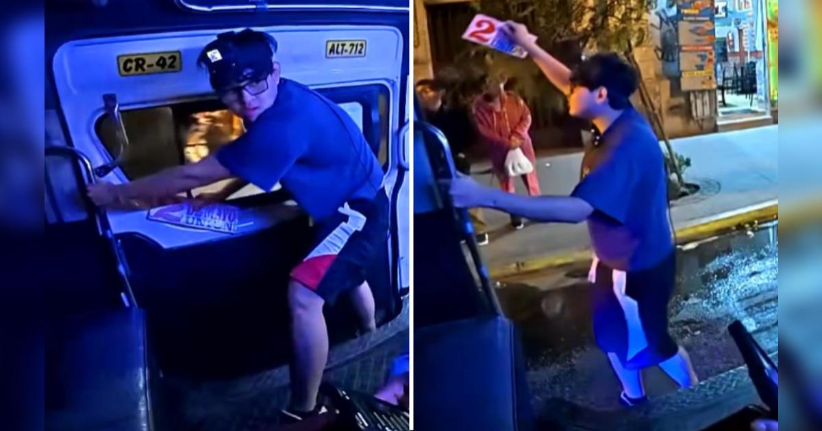 Streamer Sacha se vuelve cobrador de combi por un día: no logra abrir ...