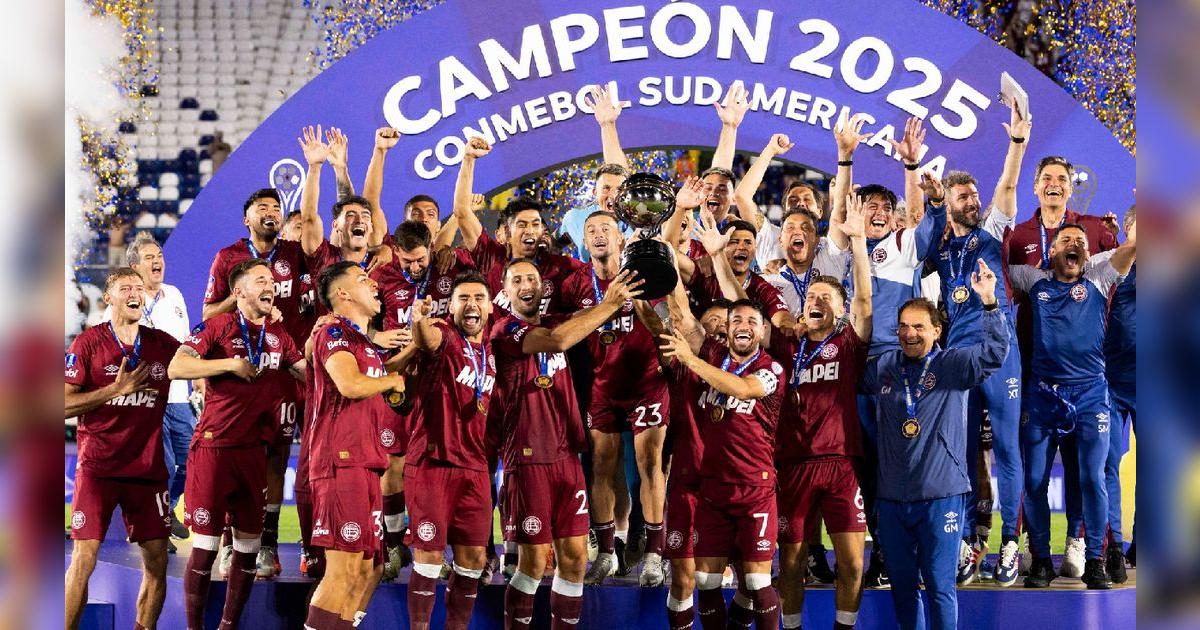 Lanús consiguió su segundo título de Copa Sudamericana luego de vencer ...