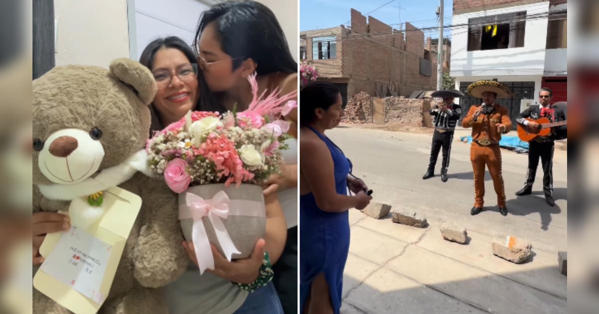 Lis Padilla se emociona hasta las lágrimas al recibir serenata de su ...