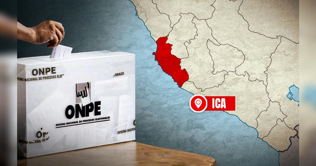 Resultados ONPE al 100%: así votó Ica en las Elecciones Presidenciales ...
