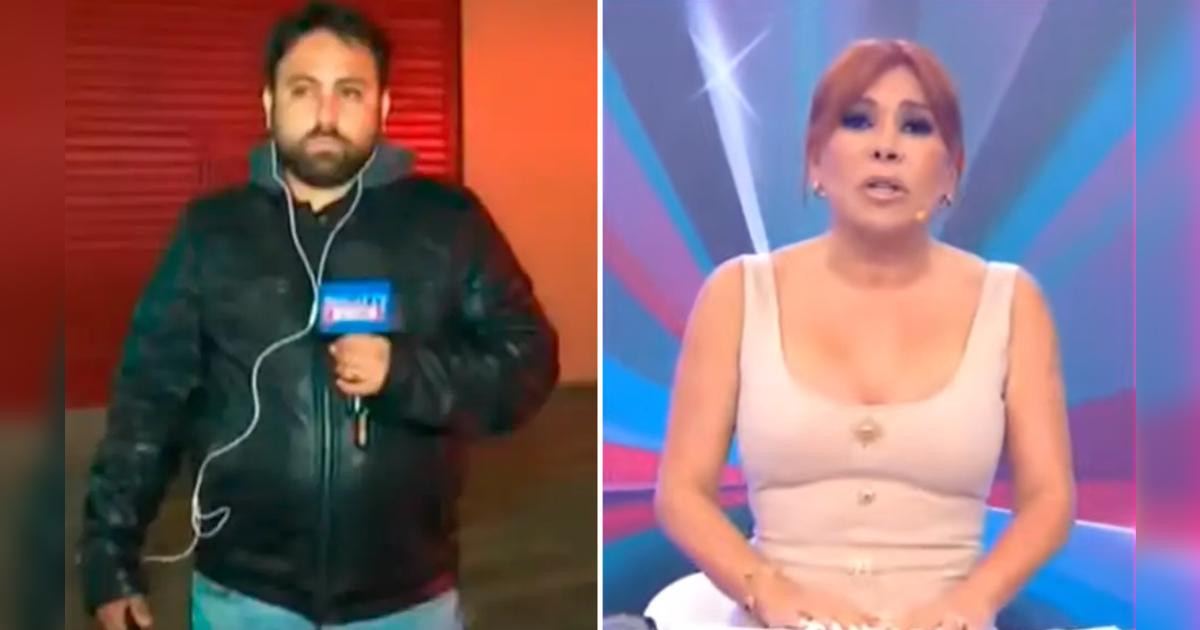 Magaly Medina estalla contra su reportero en vivo por ignorar a María ...