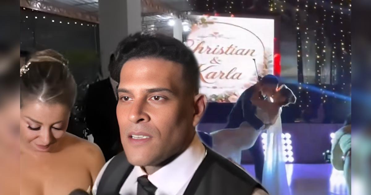 Christian Domínguez revela por qué prefirió una boda discreta con Karla ...