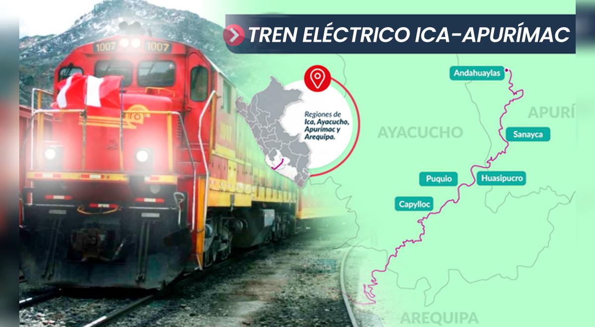Tren de Ica, Arequipa, Ayacucho y Apurímac: ¿cómo será y qué ruta tendrá? | VIDEO | MTC ...