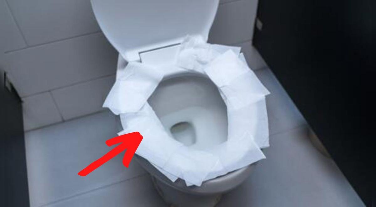 ¿Por qué nunca debes cubrir el inodoro con papel higiénico cuando vas a ...
