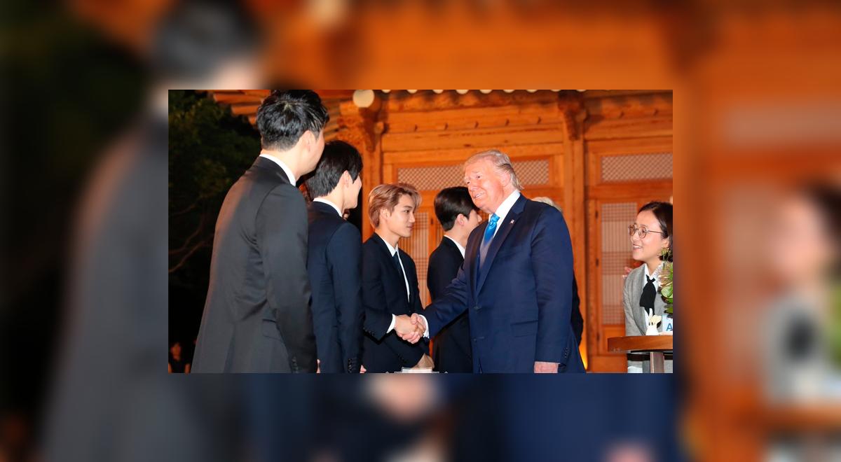 EXO y Donald Trump se conocen por primera vez en casa presidencial ...