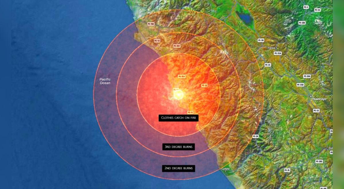 ¿Qué pasaría si un meteorito cae en tu ciudad? Simulador revela cómo ...
