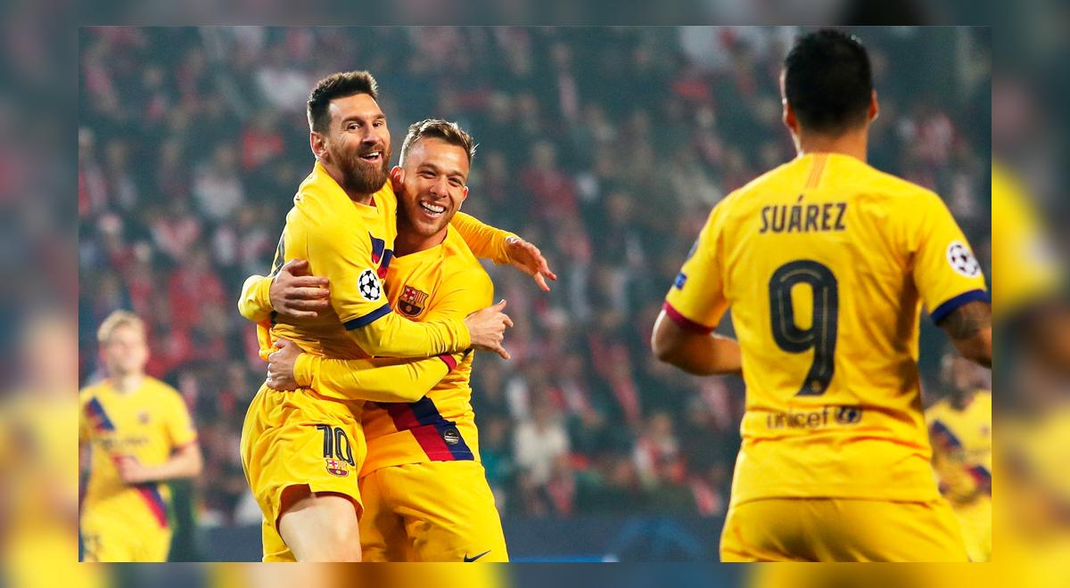 Barcelona ganó 2-1 al Slavia Praga con gol de Lionel Messi por ...