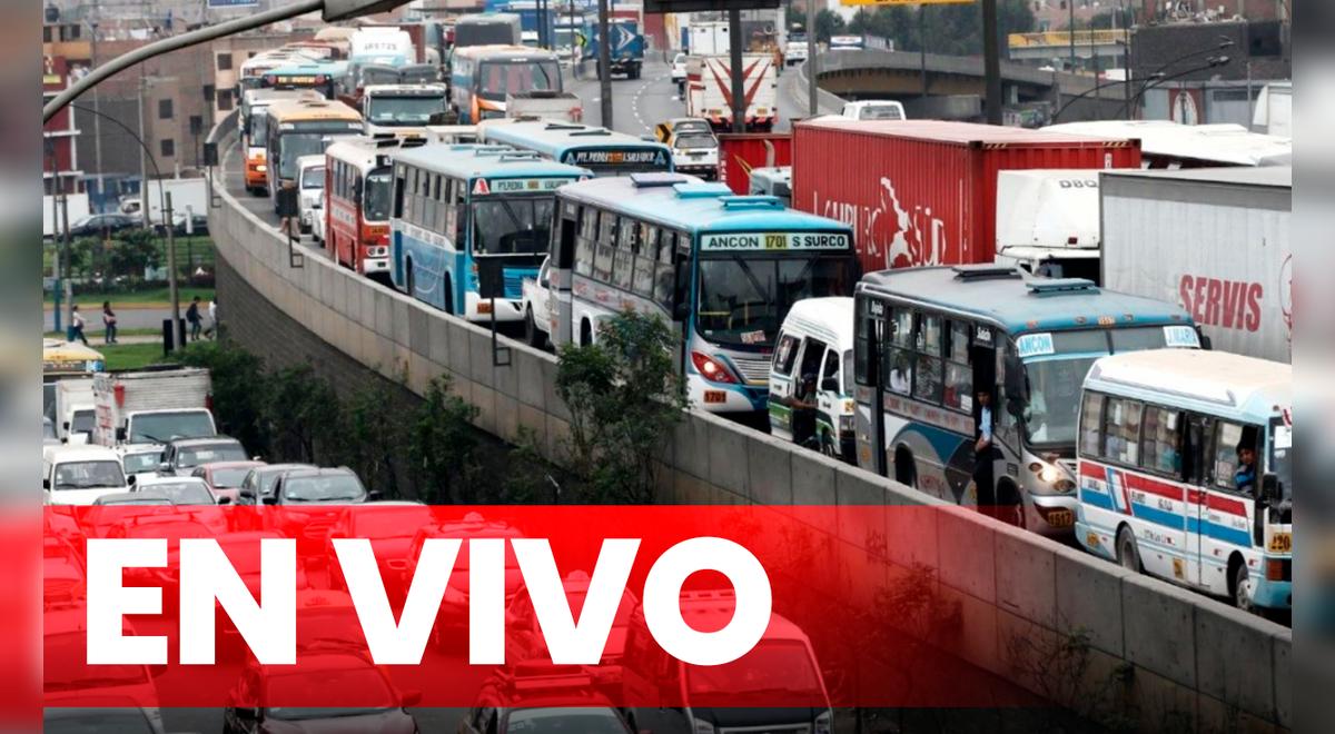 Tráfico en Lima hoy: cómo va la congestión vehicular y últimas noticias ...