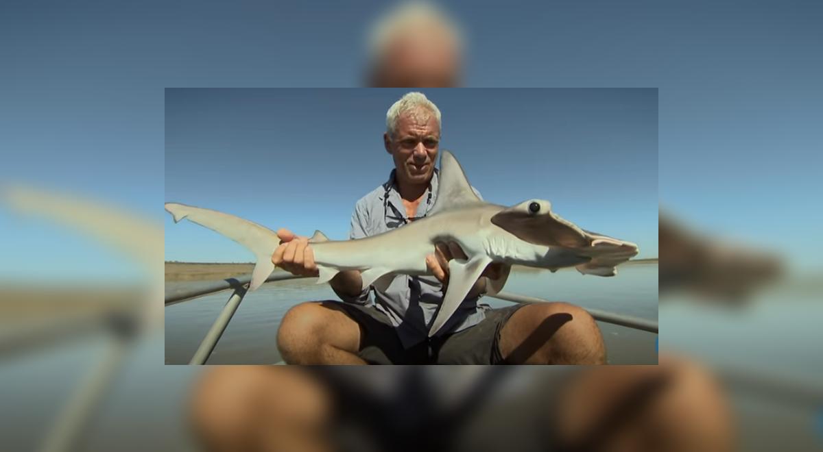 YouTube viral: pescador atrapa a uno de los tiburones mas raros del ...