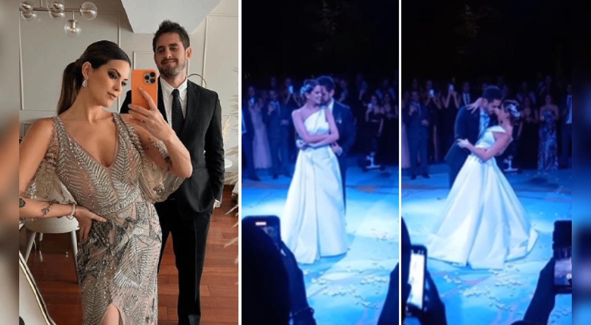 Valeria Piazza y Pierre Cateriano: Así fue el primer baile de los recién casados | Video ...