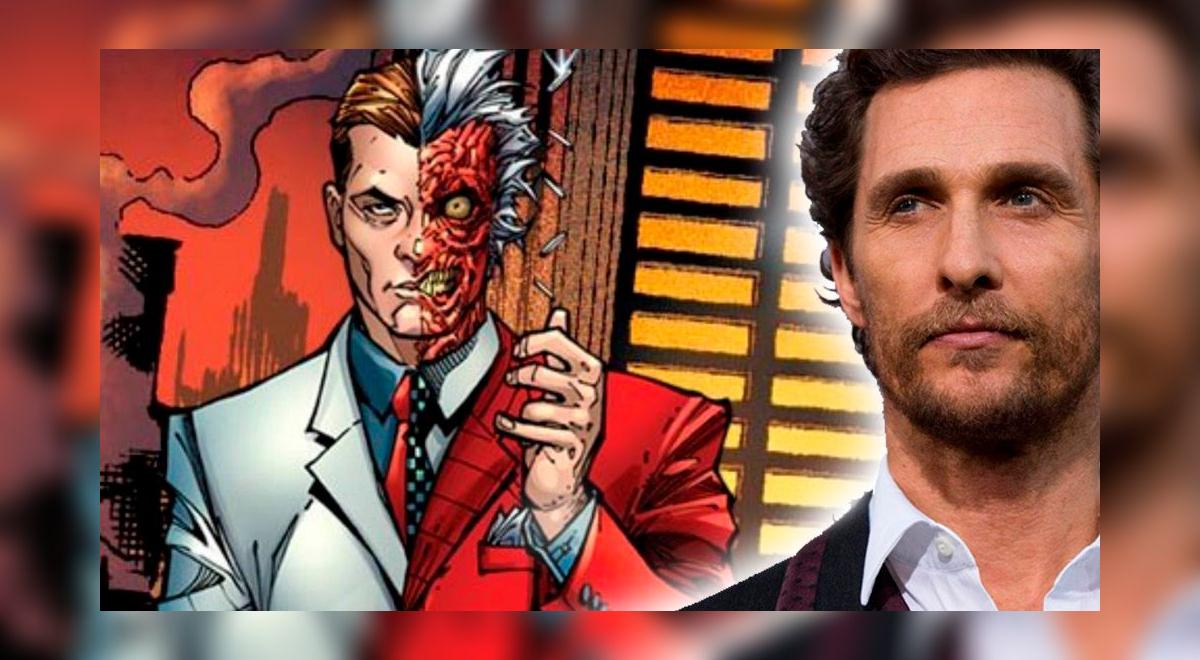 The Batman: Matthew McConaughey como Two Face | DC Cómics | Robert ...