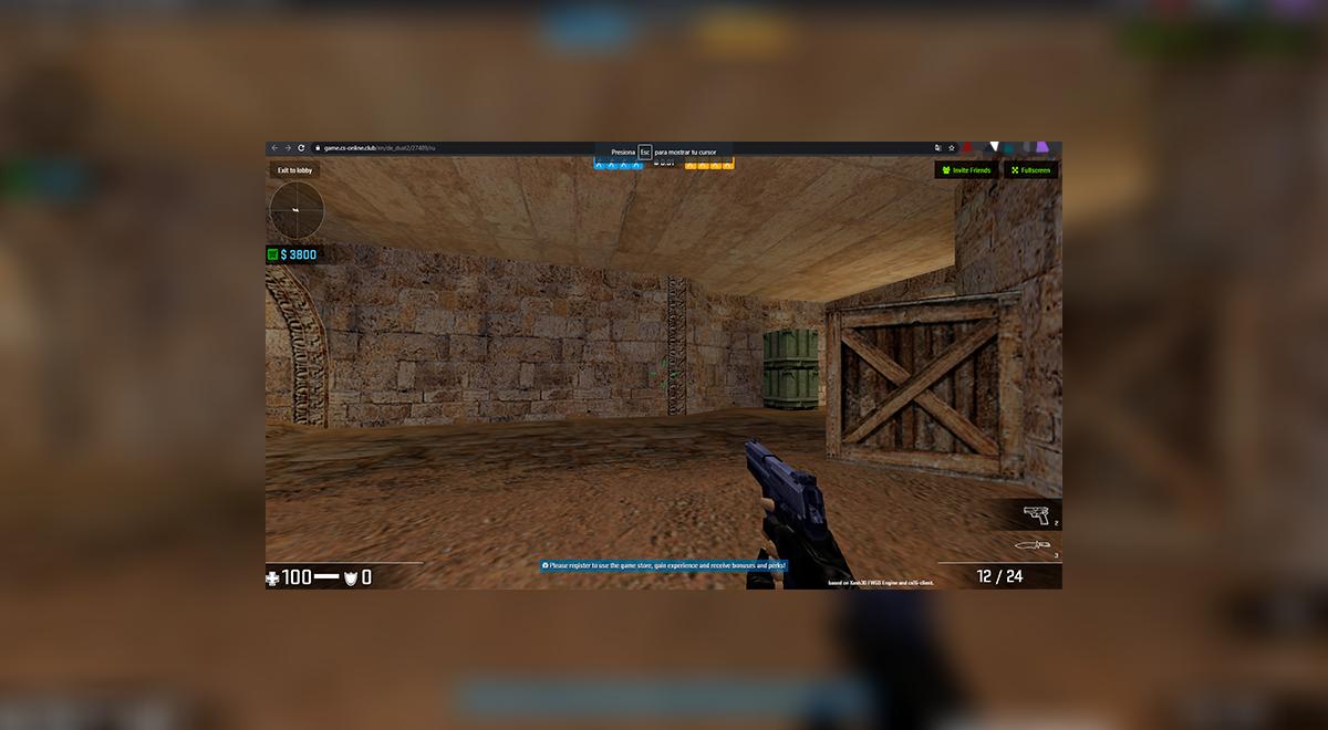 Counter Strike 1.6: jugar online gratis y con amigos sin descargar en ...
