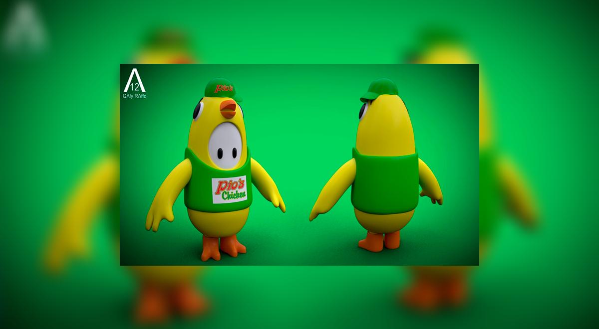 Fall Guys: así lucirían los ’skins’ del pollo de ’Pios Chicken’ y de ...
