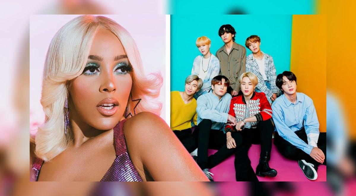 BTS: Doja Cat defiende a Bangtan de críticas a su popularidad | VMAs ...