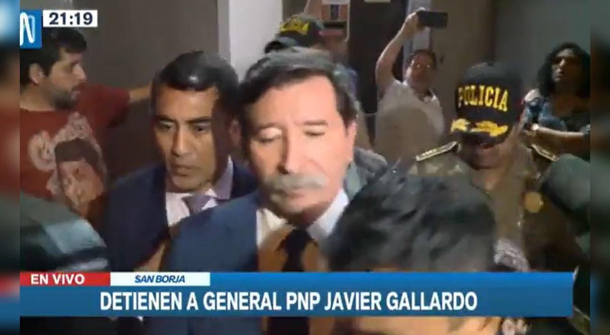 Javier Gallardo excomandante general PNP se entregó a la justicia tras ser implicado en caso ...