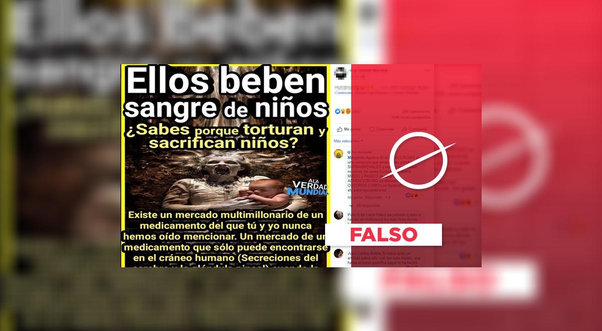 Es falso que el adrenocromo sea “un medicamento extraído de niños ...