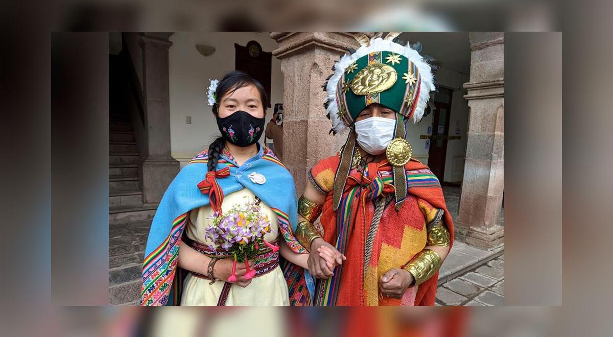 Cusqueño y japonesa se casan vestidos de inca y coya en Cusco ...
