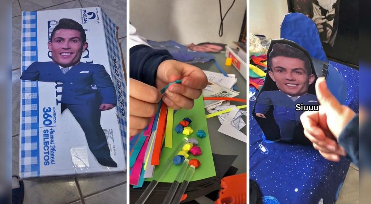 TikTok viral: joven elabora original piñata de 'CR7' por el cumpleaños ...