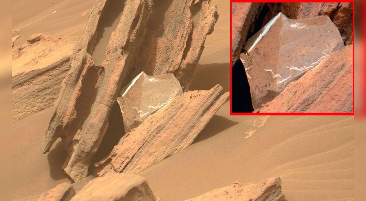 NASA halla papel aluminio en Marte y no puede explicar cómo llegó allí | Perseverance | Ciencia ...