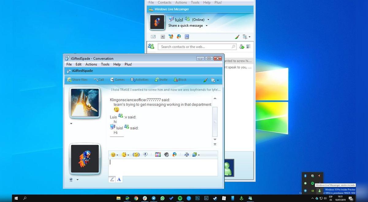 ¿Windows Live Messenger en 2022? Crean emulador para nostálgicos, pero ...