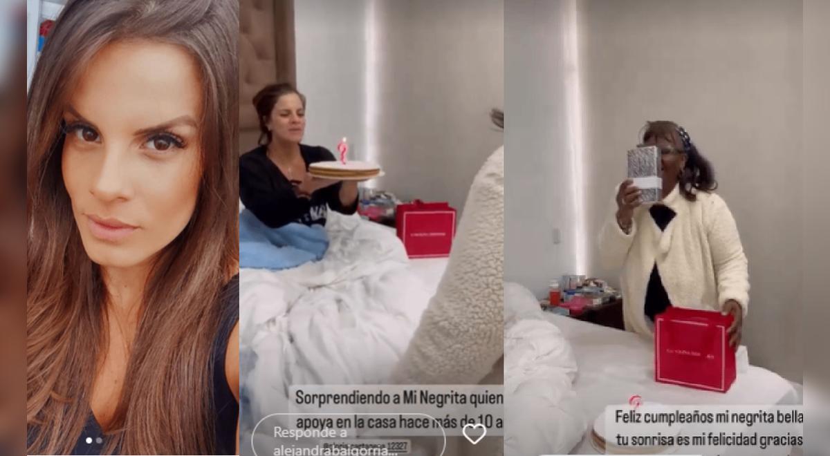 Alejandra Baigorria sorprende a su trabajadora del hogar con lujoso regalo: “¡Feliz cumpleaños ...