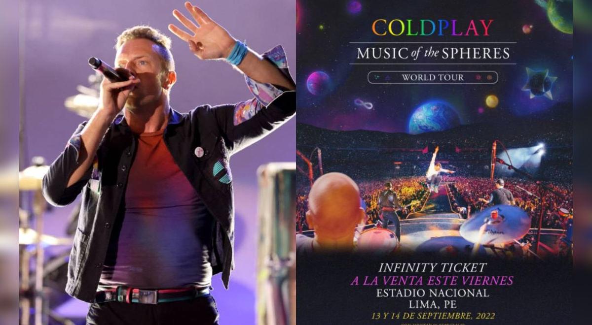 Coldplay en Perú: Venta de entradas Coldplay Lima 2022 Infinity Ticket ...