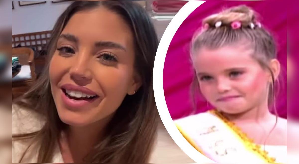 Flavia Laos revela video de su paso en concurso de belleza a los 7 años ...